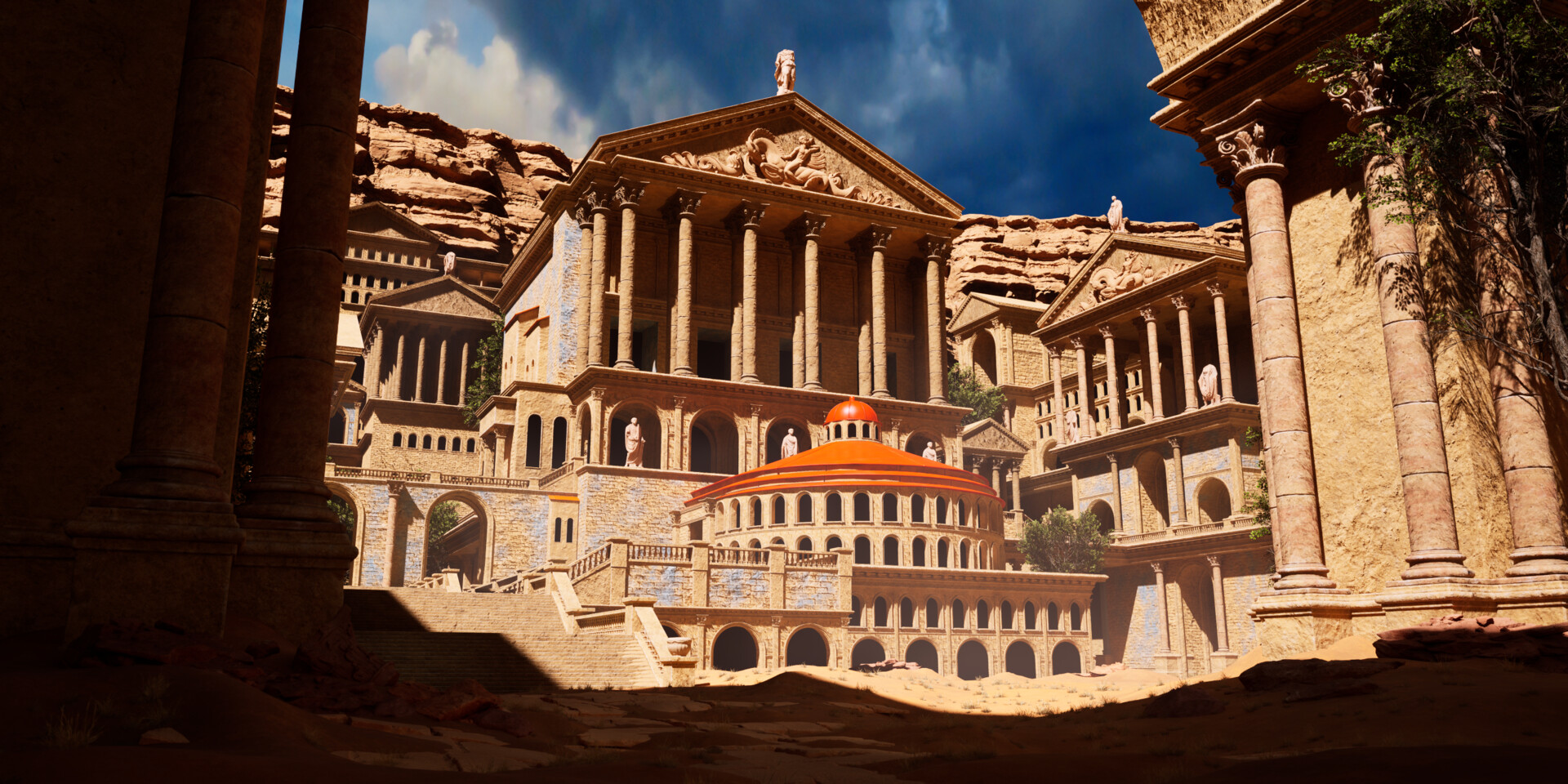 ArtStation - Grand Roman Environment