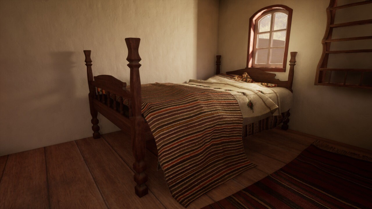 ArtStation - Old Ukrainian Bed