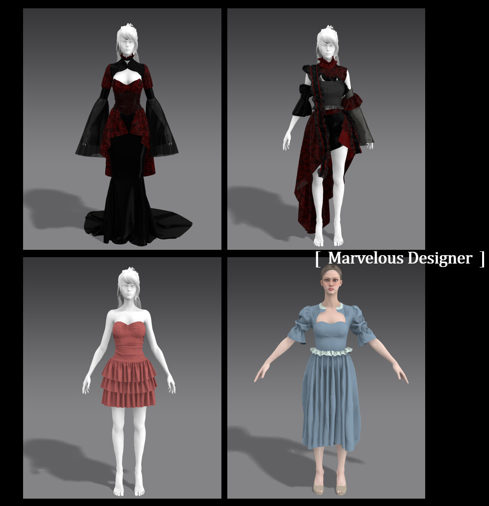 ArtStation - Marvelous Designer Projects
