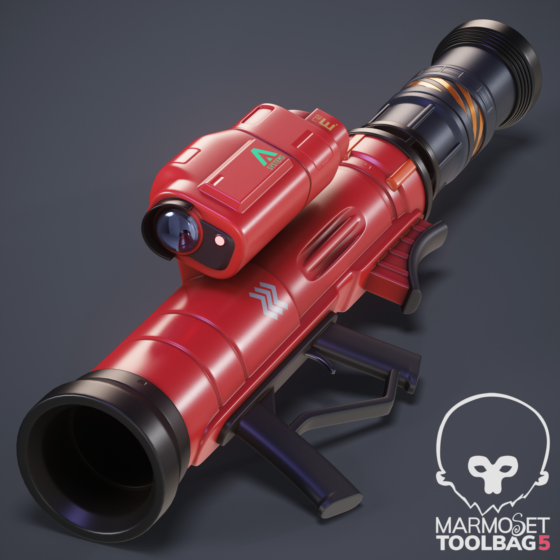 ArtStation - Stylized Rocket Launcher