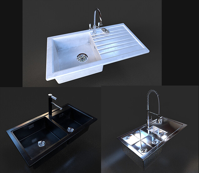 Colin Merrick - Sink and Tap Variants