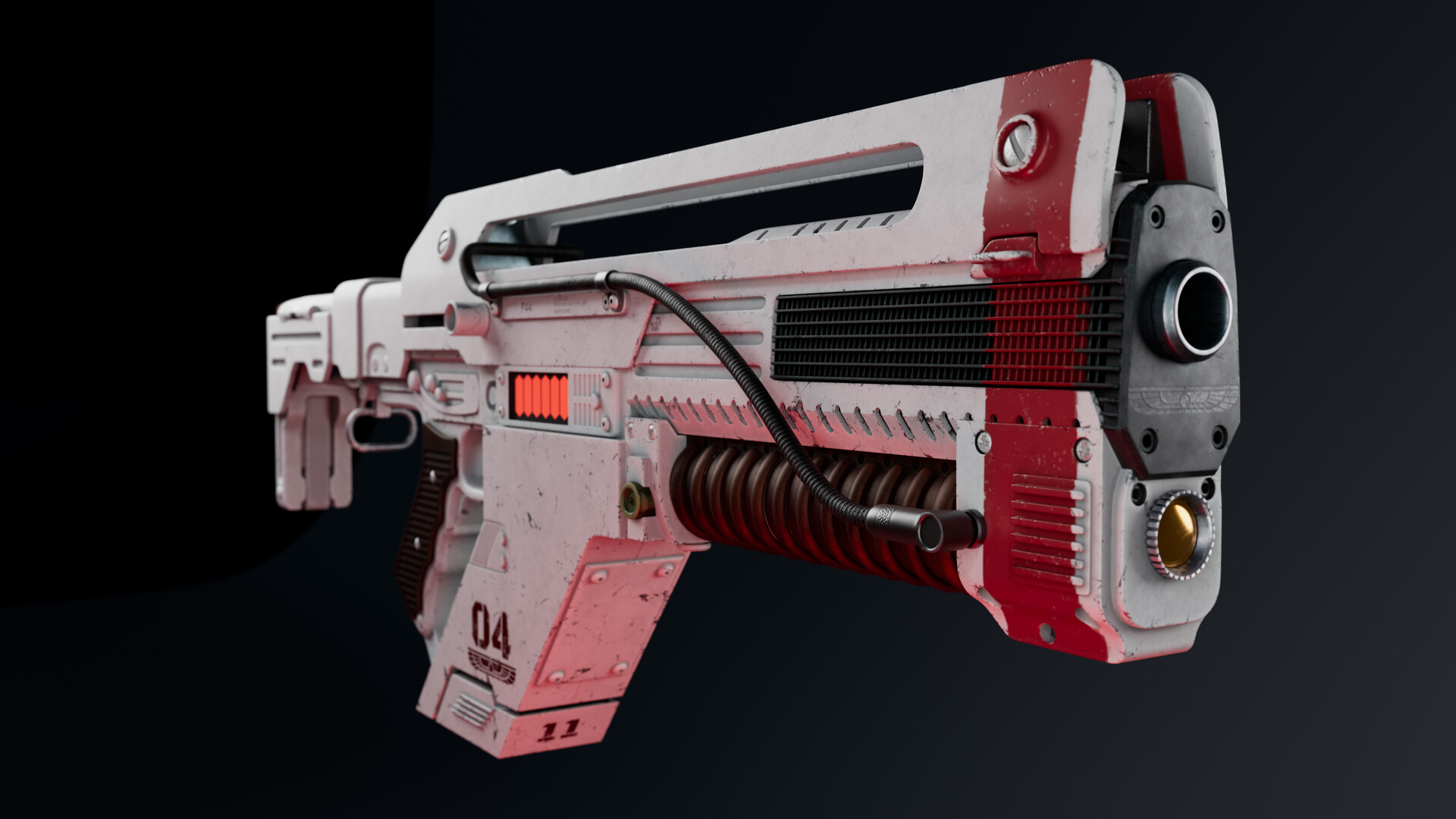 ArtStation - F44AA Pulse Rifle - ALIEN ROMULUS