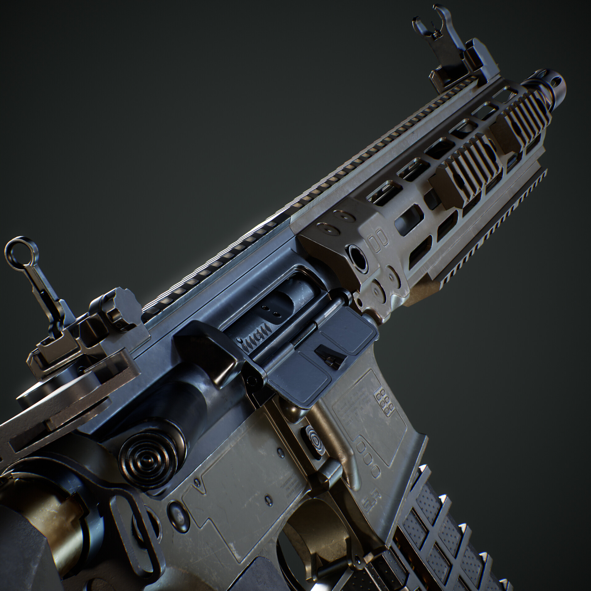 ArtStation - AR-15 SLR