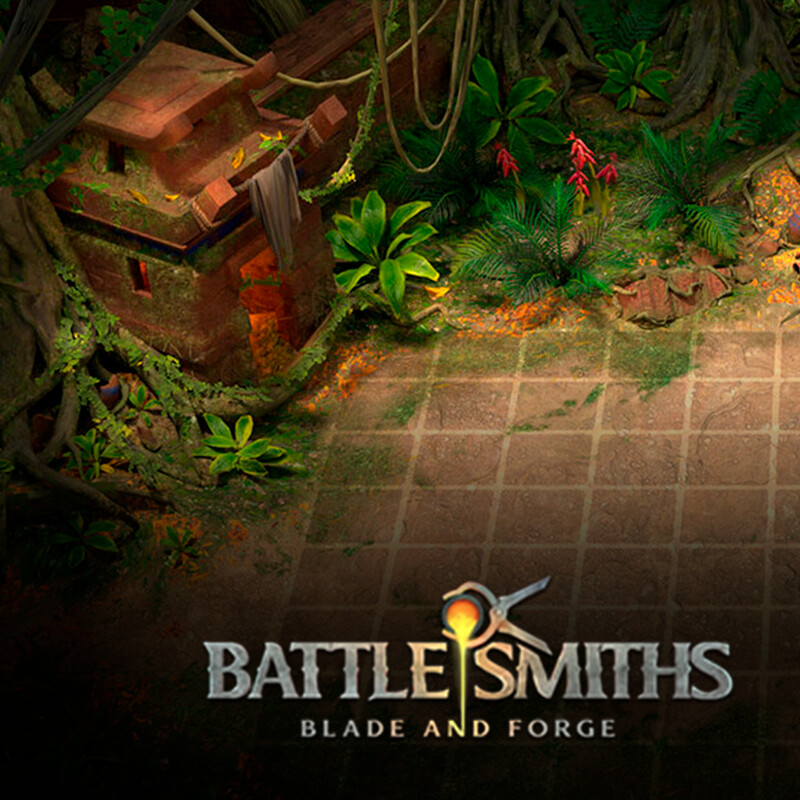 ArtStation - Battlesmith: Jungle temple arena