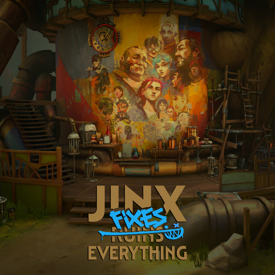 ArtStation - JINX FIXES EVERYTHING - Level Design (Assets, Texturing ...