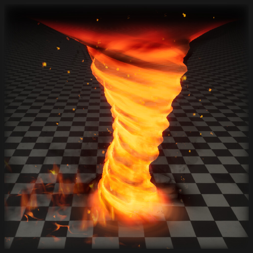ArtStation - Fire Tornado vfx