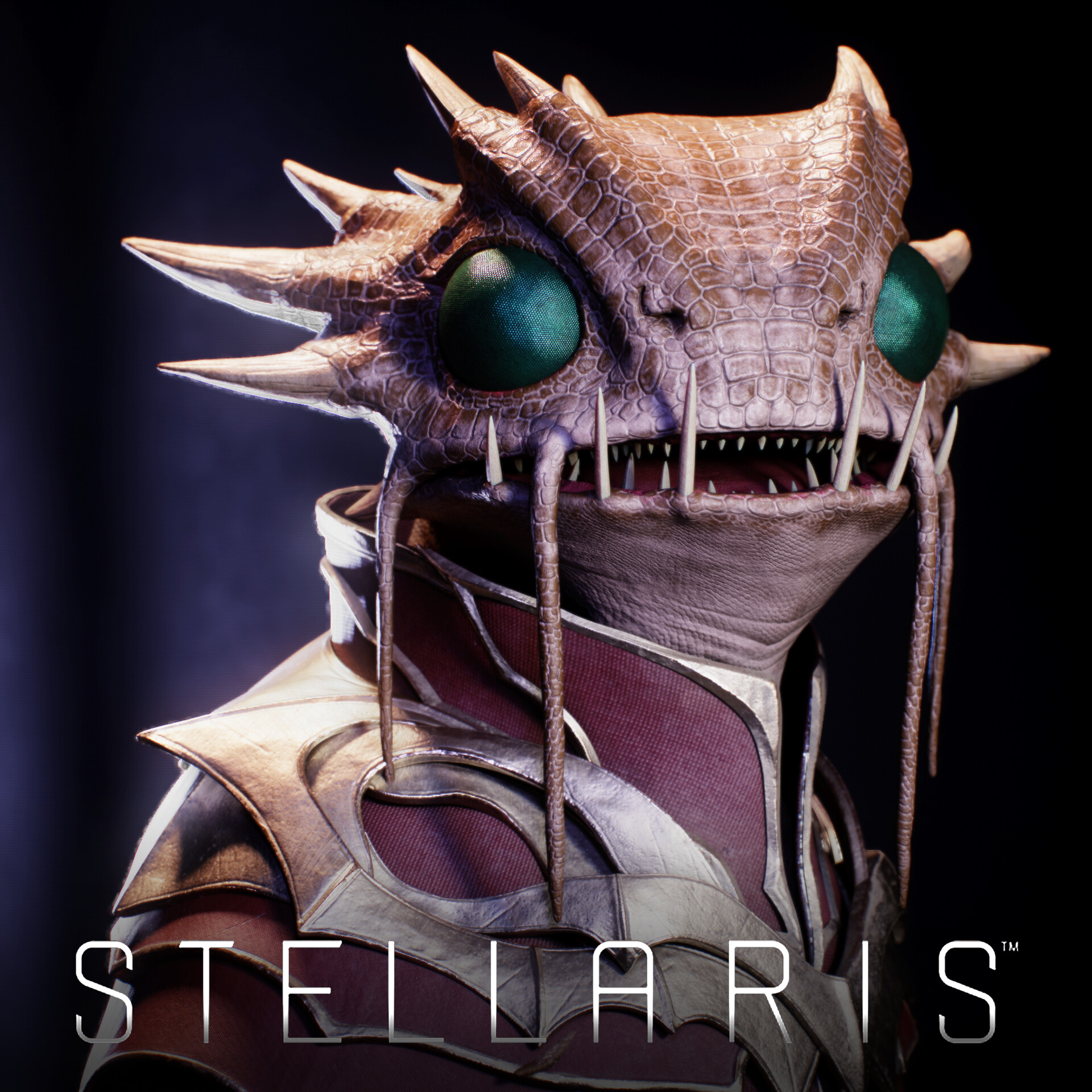 ArtStation - Stellaris - Cosmic Storm Trailer (Reptilian Ambasador)