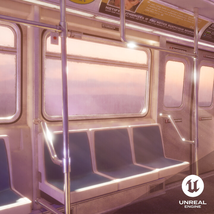 ArtStation - City Subway - Lighting