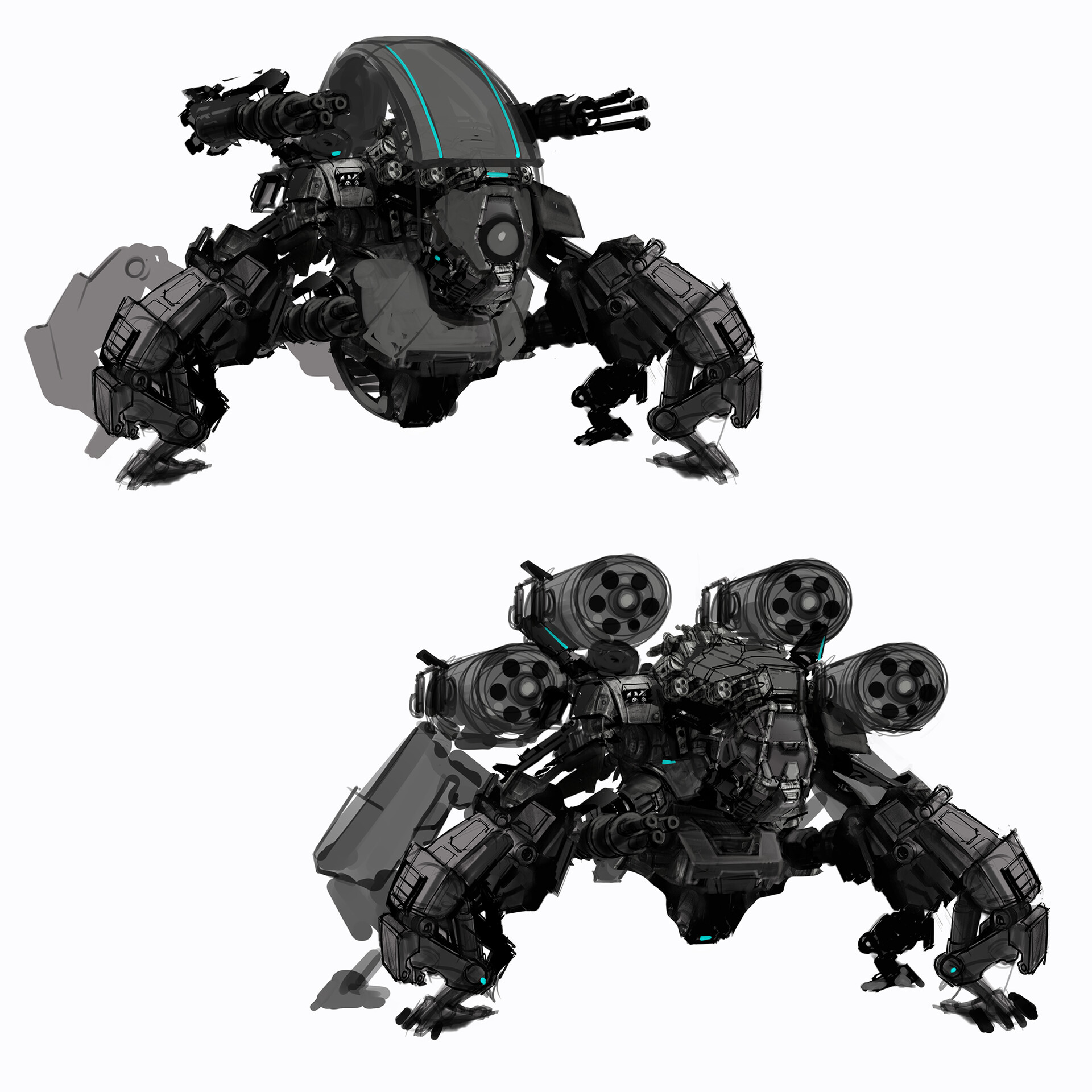 ArtStation - Mech War Machines
