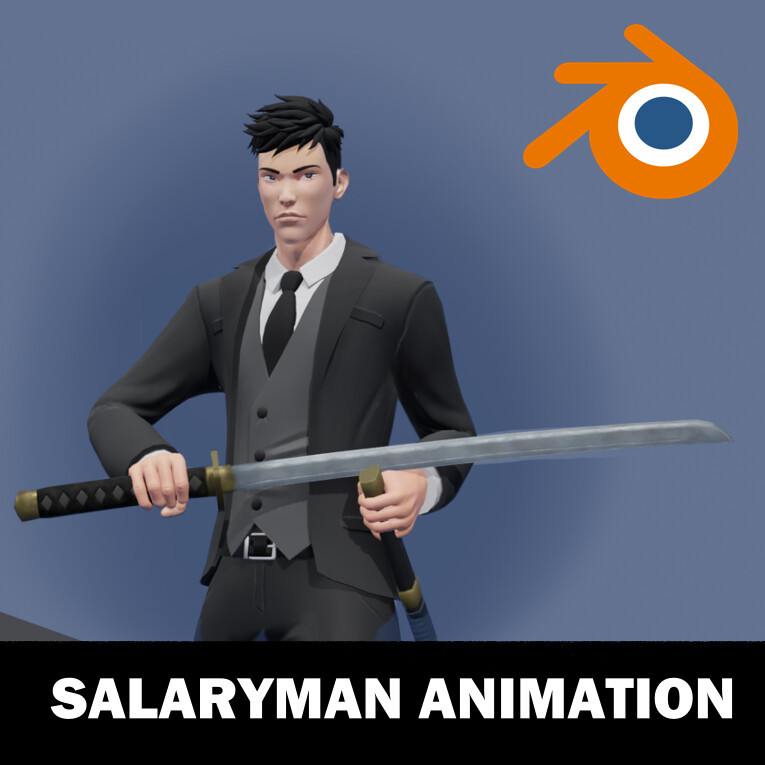 ArtStation - Yukio Salaryman Attack Animation