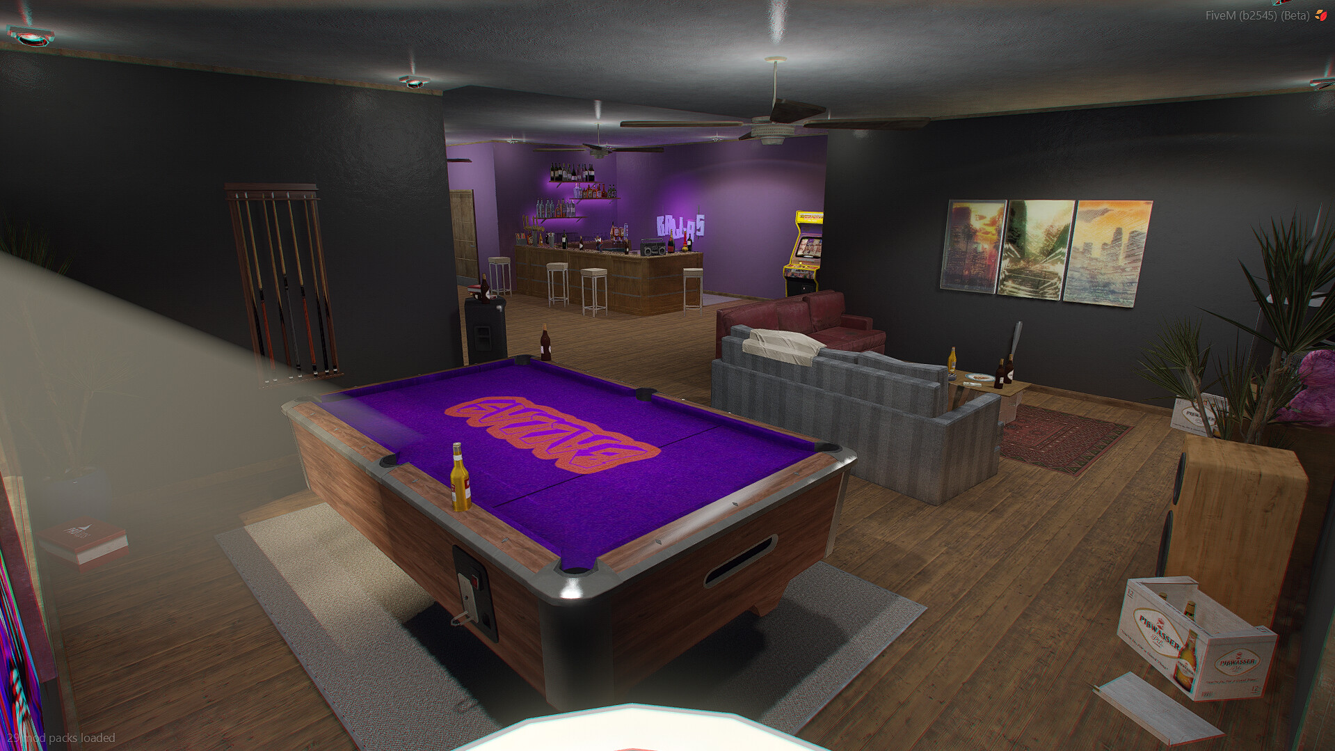 ArtStation - Grand Theft Auto 5 - Ballas Gang Hood [FiveM Mapping - MLO Interior]