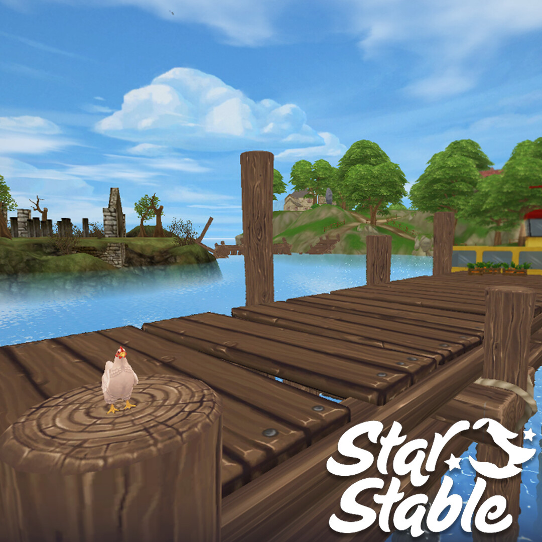 ArtStation - Star Stable Online - Bridges, Landings & Jorvik Stables Championship Setdressing