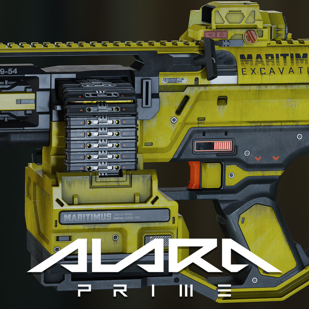 ArtStation - ALARA Prime- Construct LMG Skin