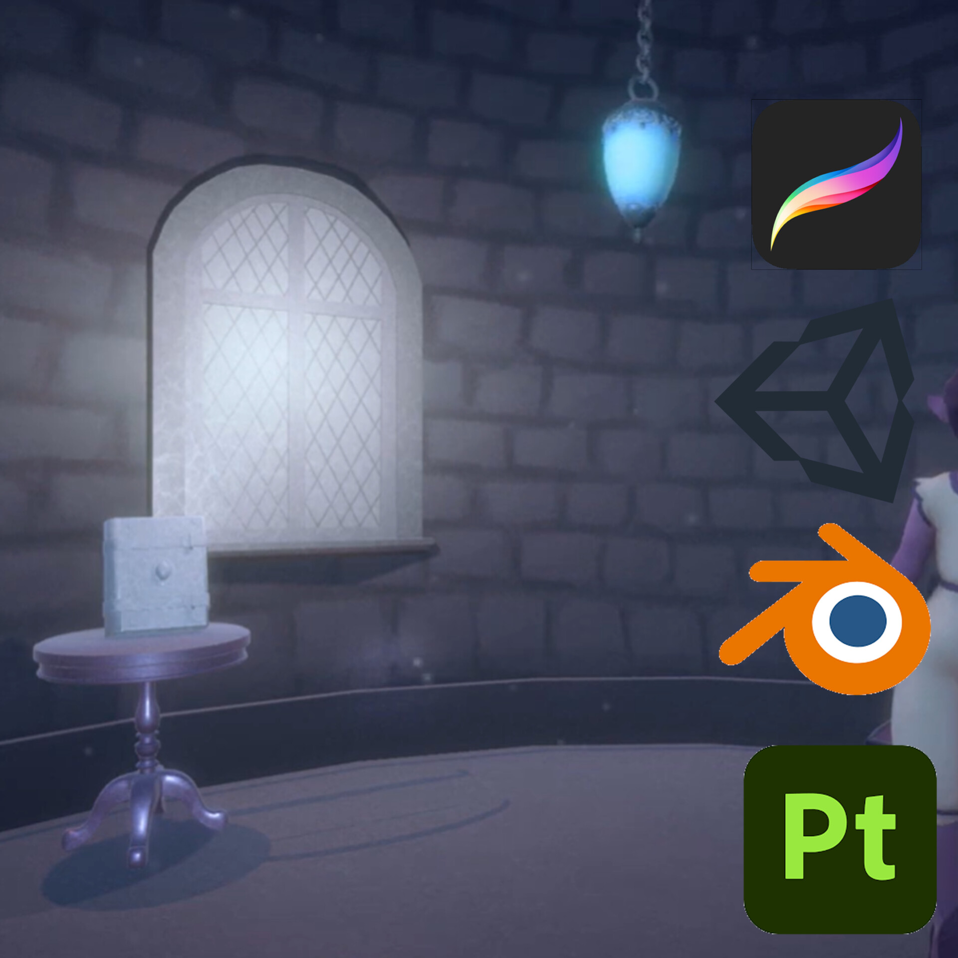 ArtStation - Icy Room Scene