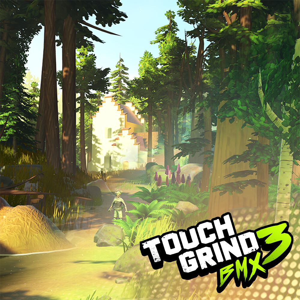 ArtStation - Touchgrind BMX3 - Forest Theme Exploration
