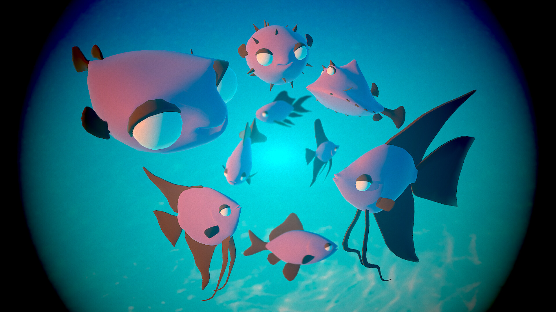 ArtStation - Lonnie's Fishtank - My Work So Far On The Game