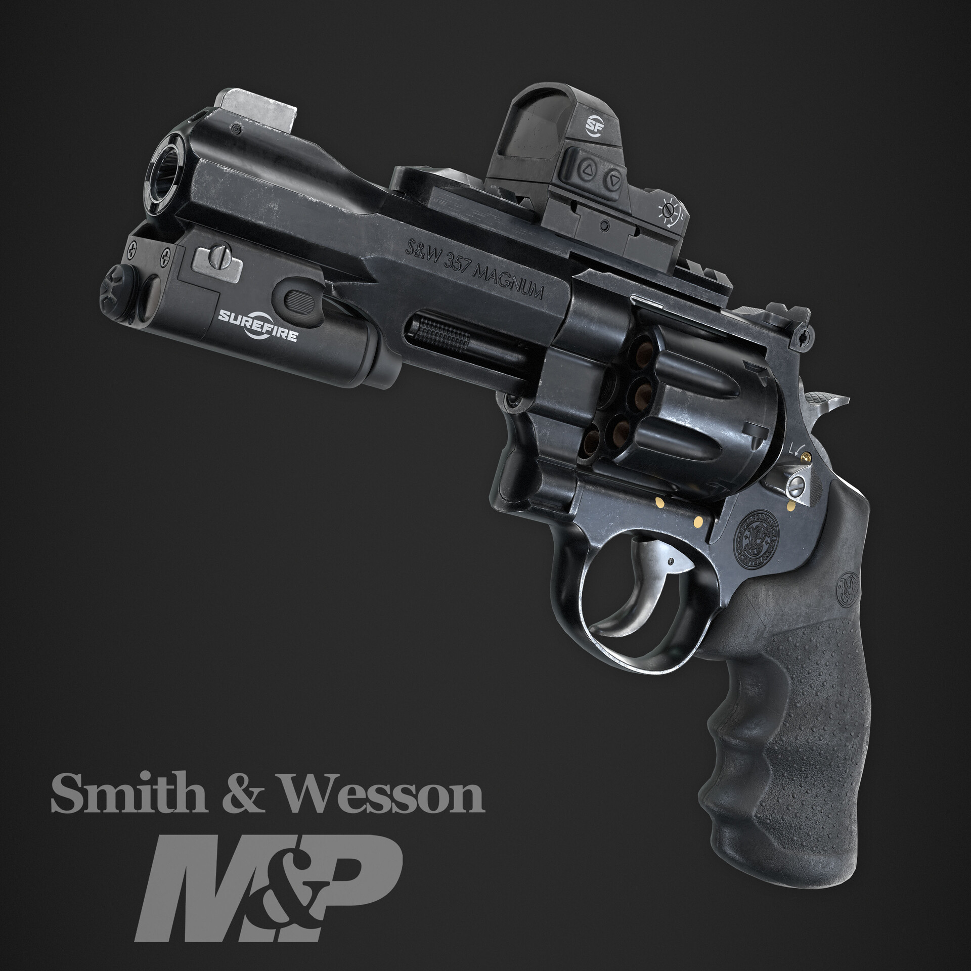 ArtStation - Smith & Wesson 357 M&P R8