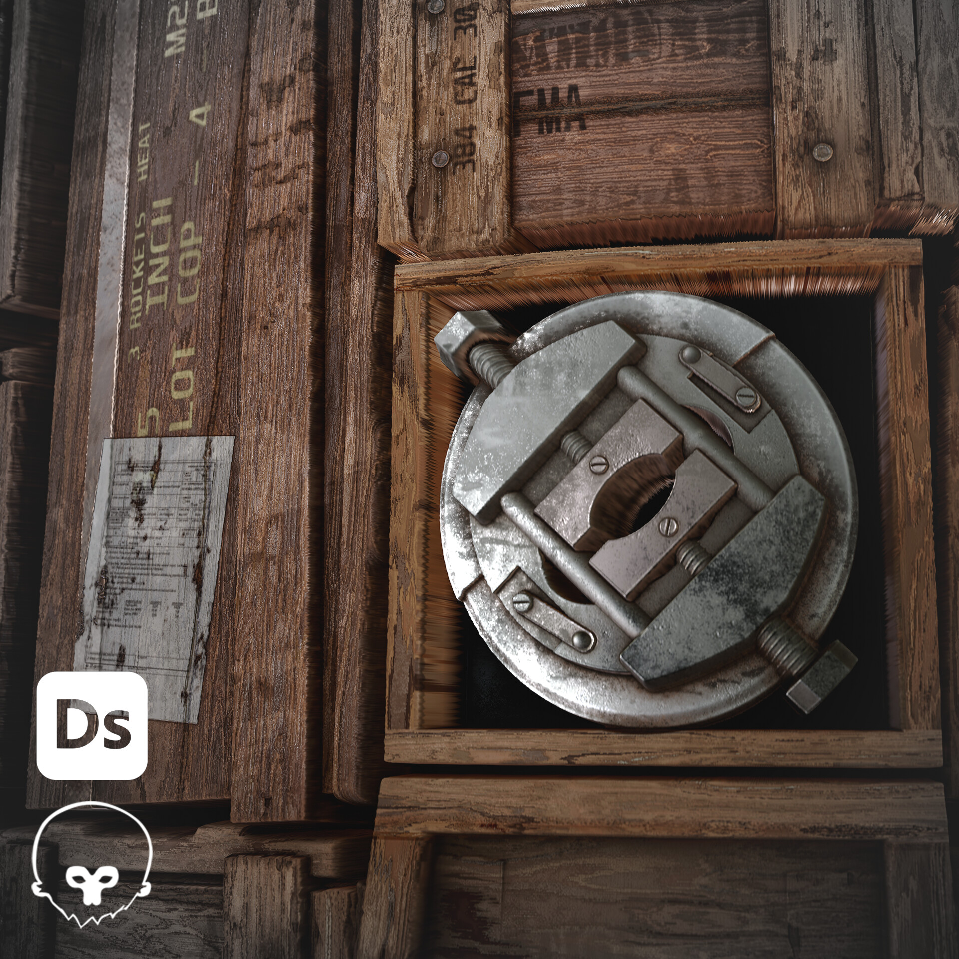 ArtStation - Ammunition Crates WW2