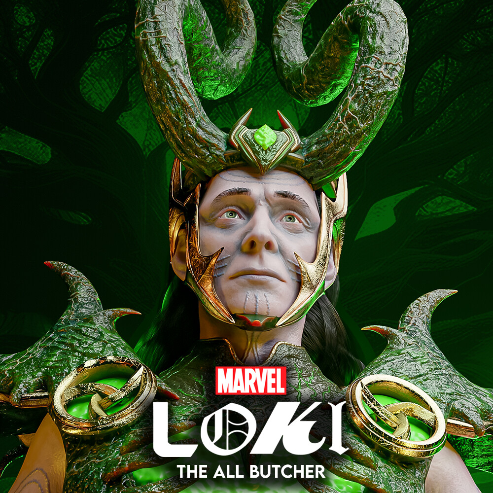 ArtStation - Loki the All-Butcher: The Necrosword Chosen