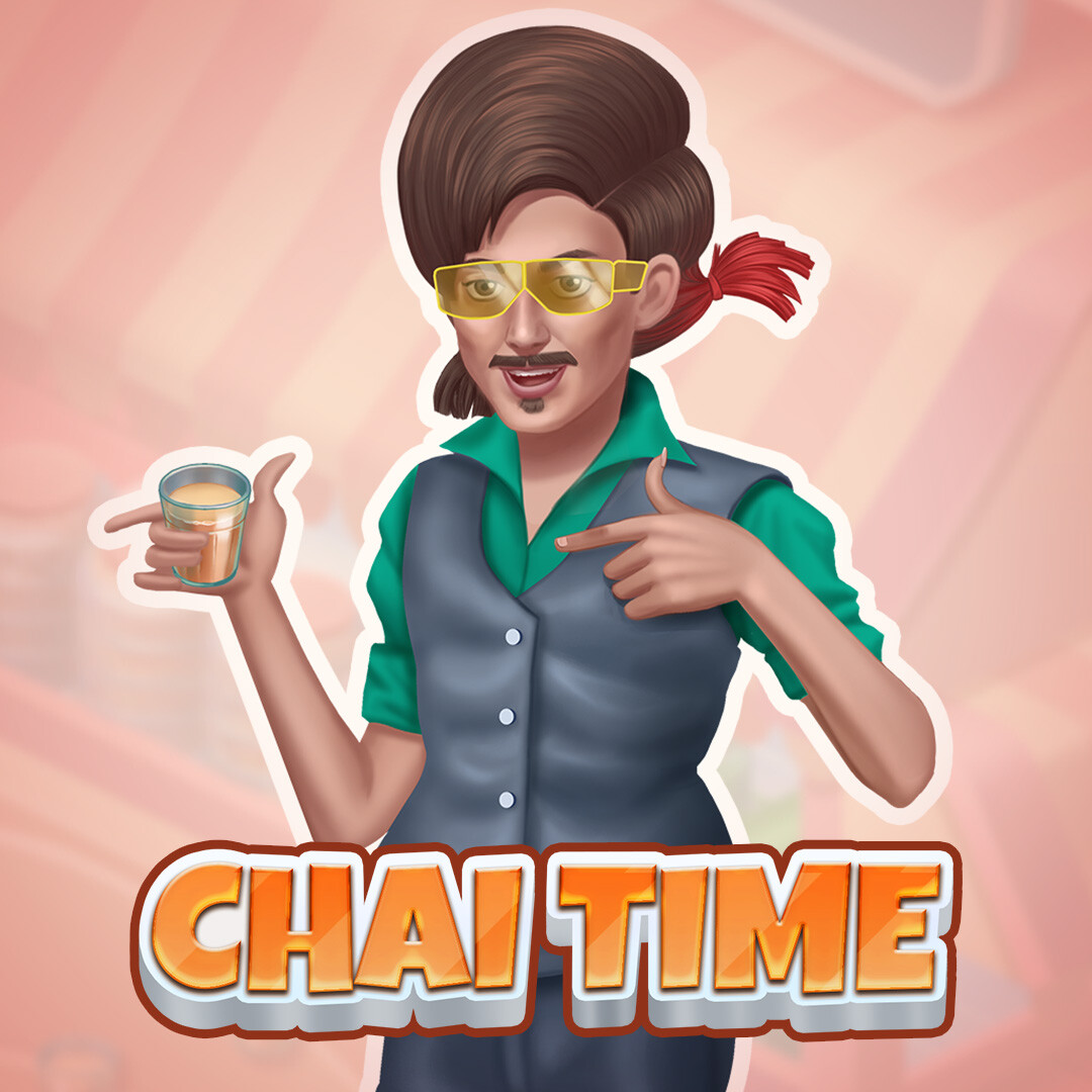 ArtStation - CHAI TIME - Casual Game art