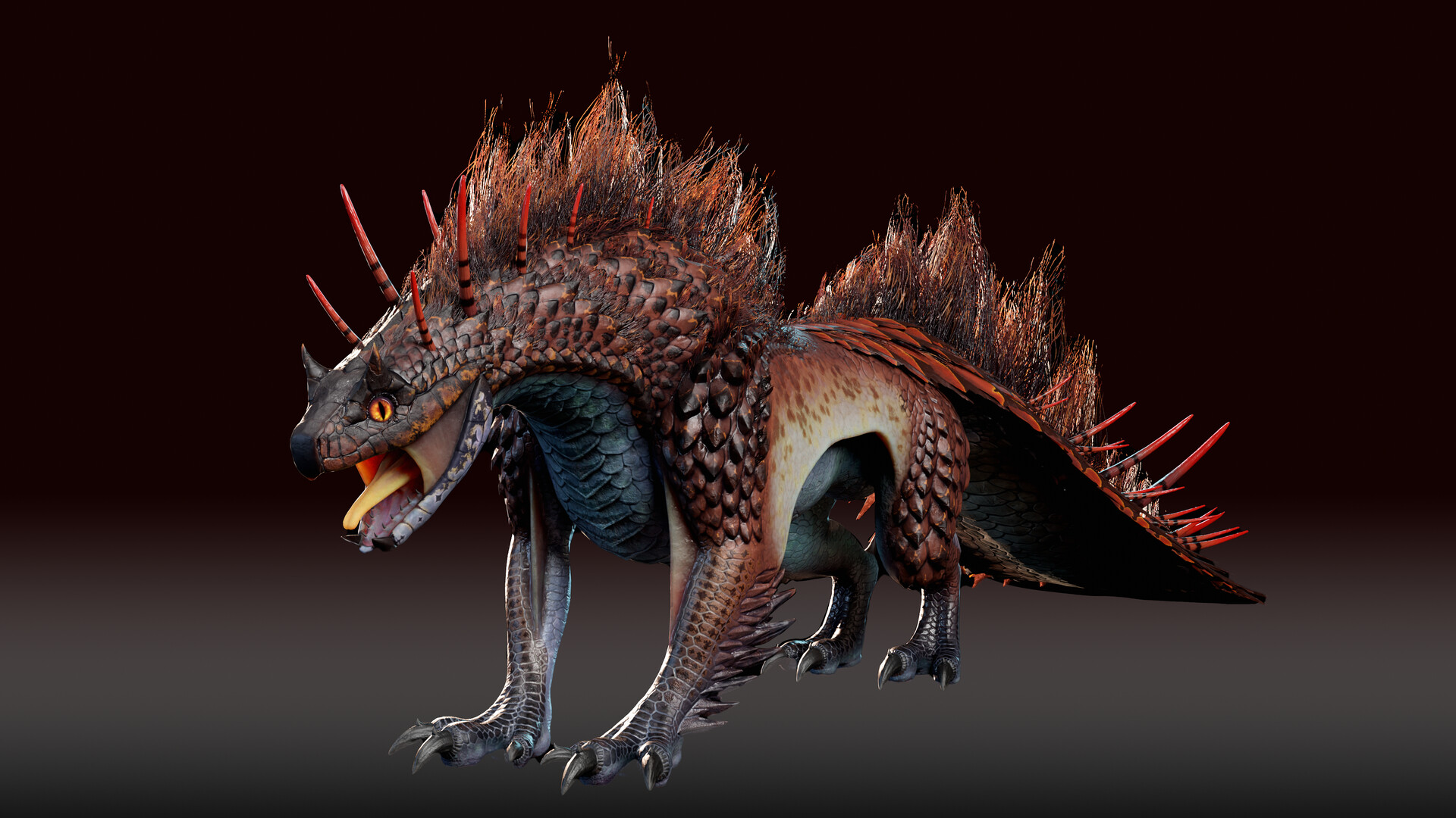 ArtStation - MHW : Viper Tobi Kadachi 3D work