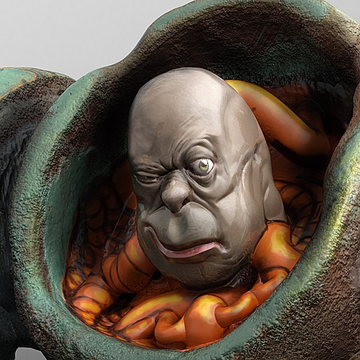 ArtStation - Fat guy in exosuit