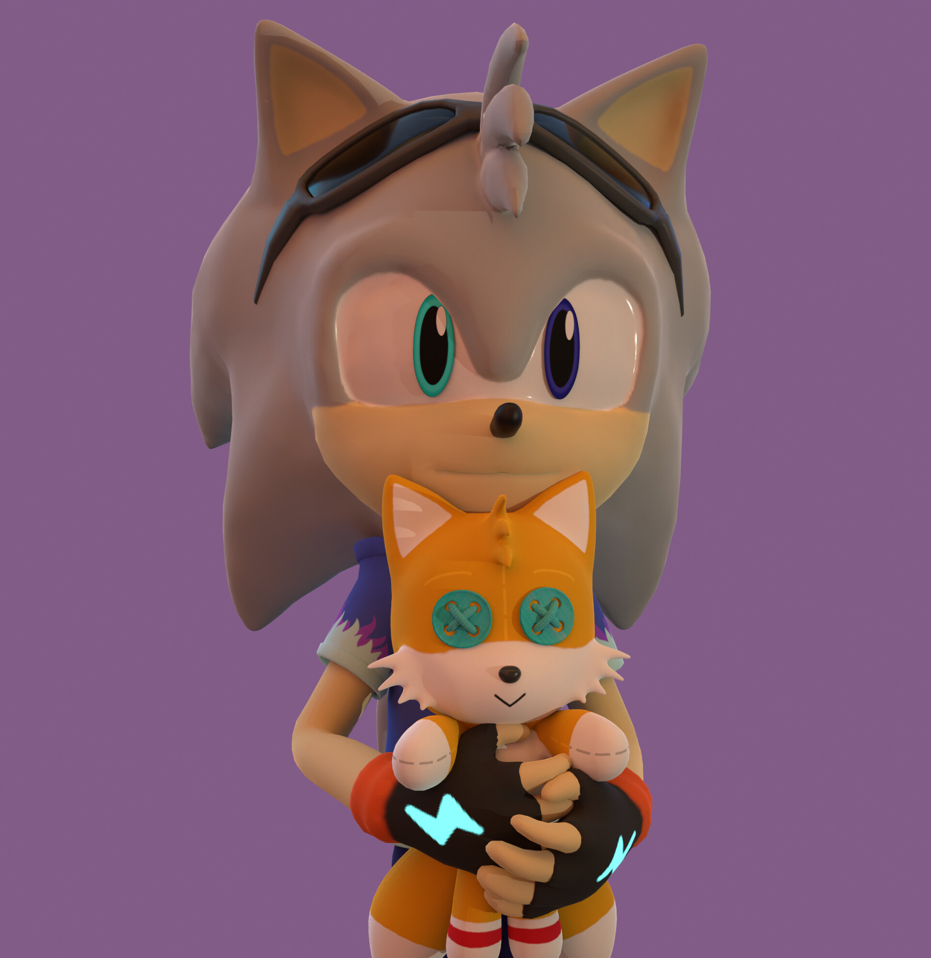 ArtStation - Sonic OC - Alex the Hedgehog