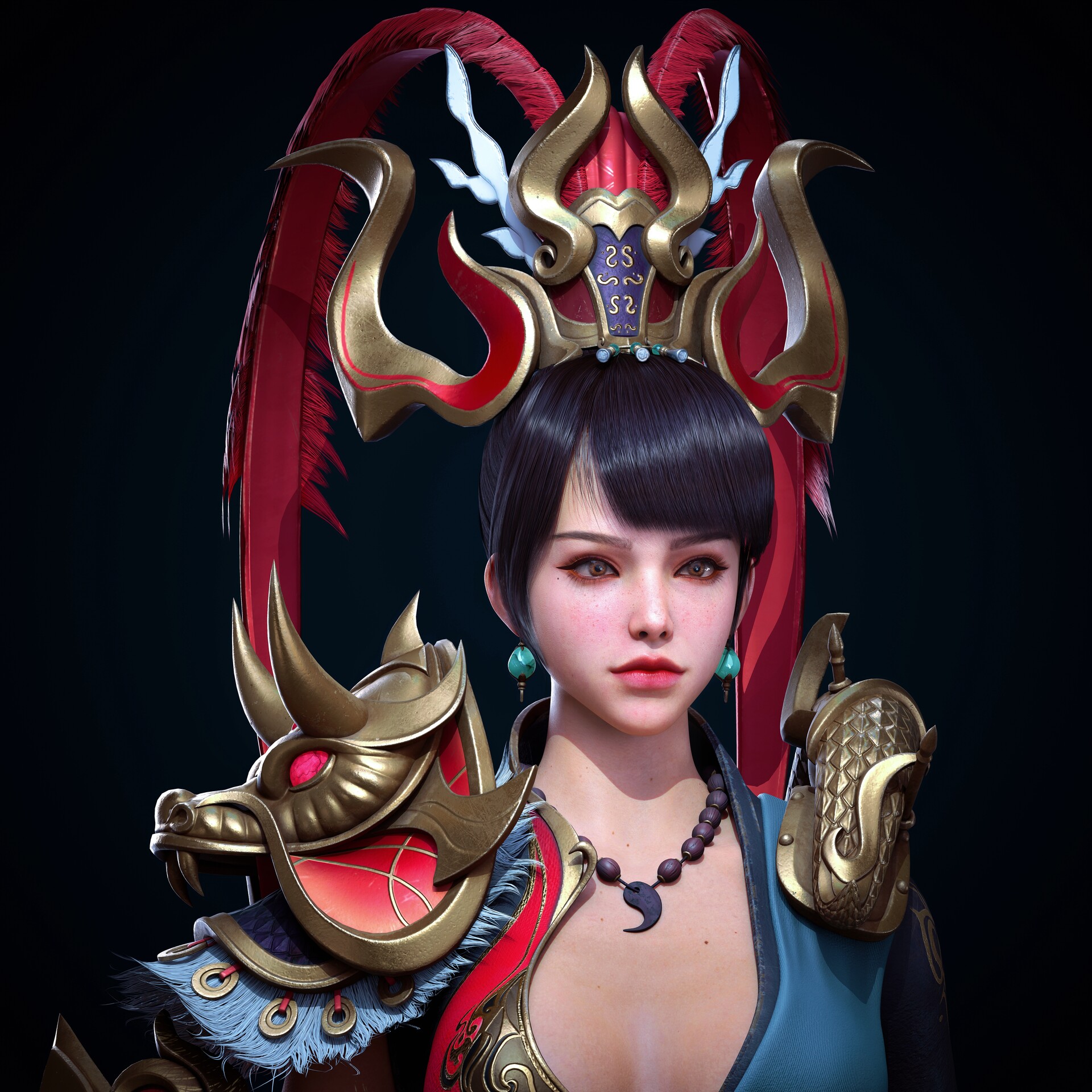 ArtStation - Study_Fan art (Fighter)