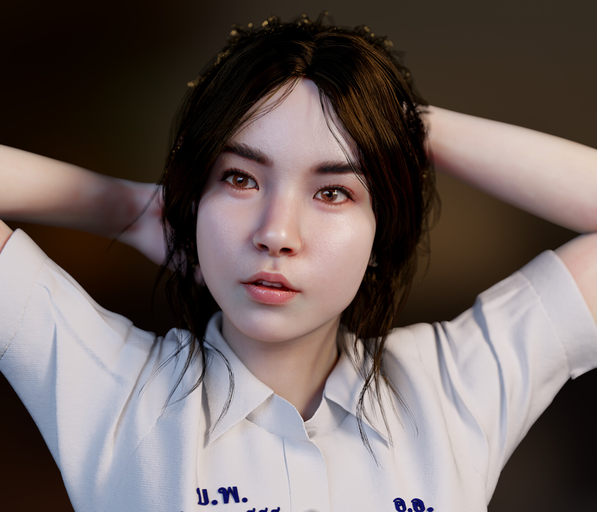 ArtStation - Thai girl student