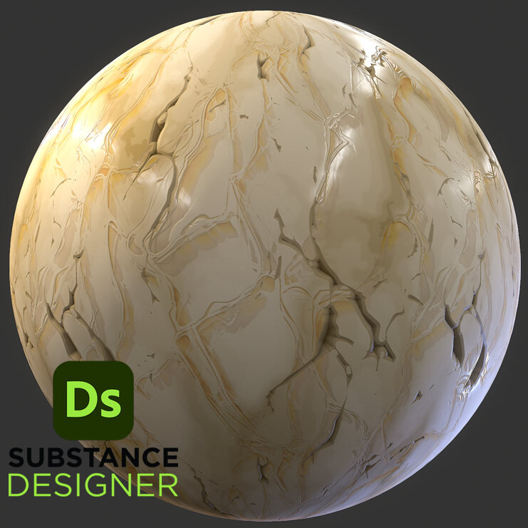 ArtStation - Stylized Marble - Substance 3D Designer