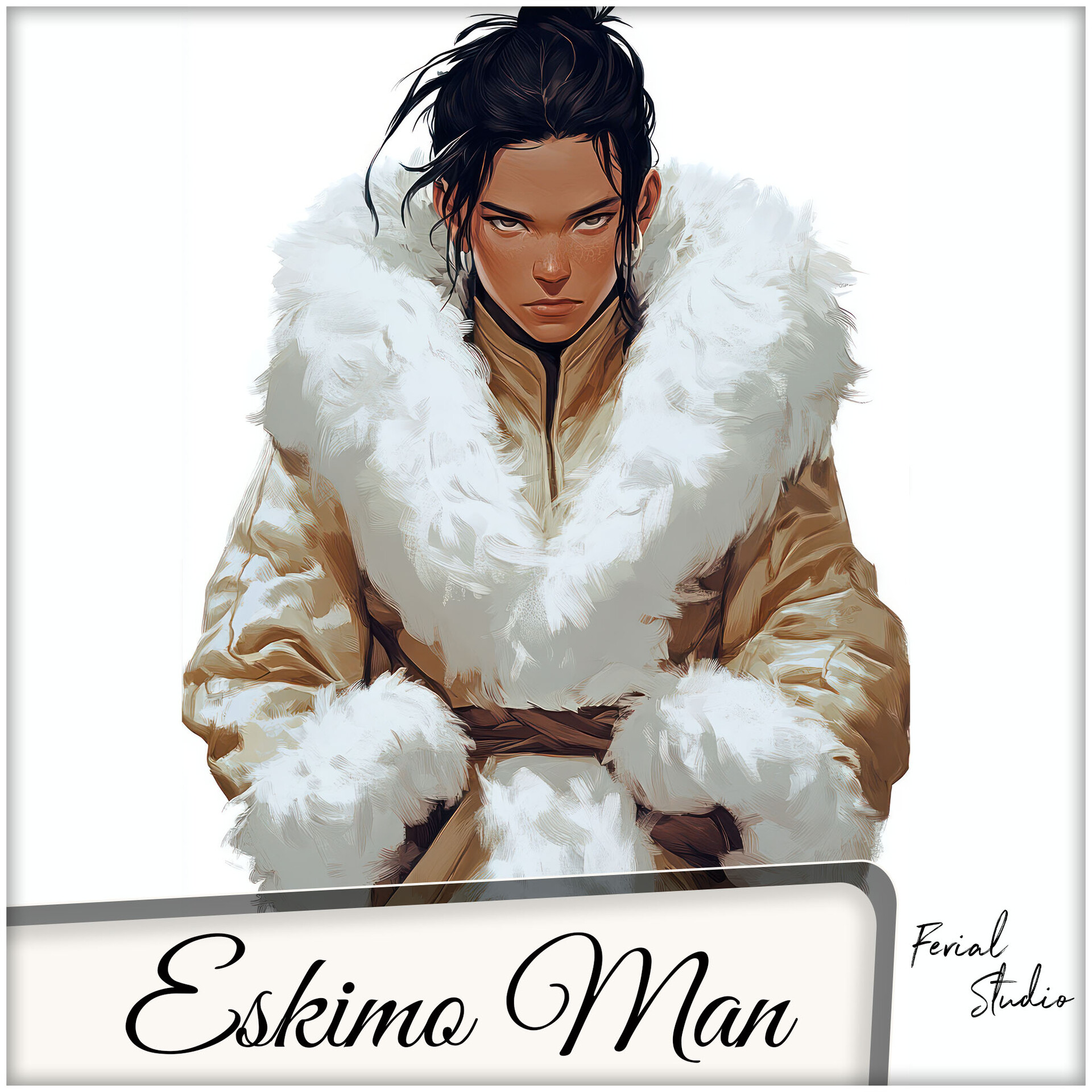 ArtStation - 🔹220 Eskimo Man - Cartoon Character Reference Image Pack v ...