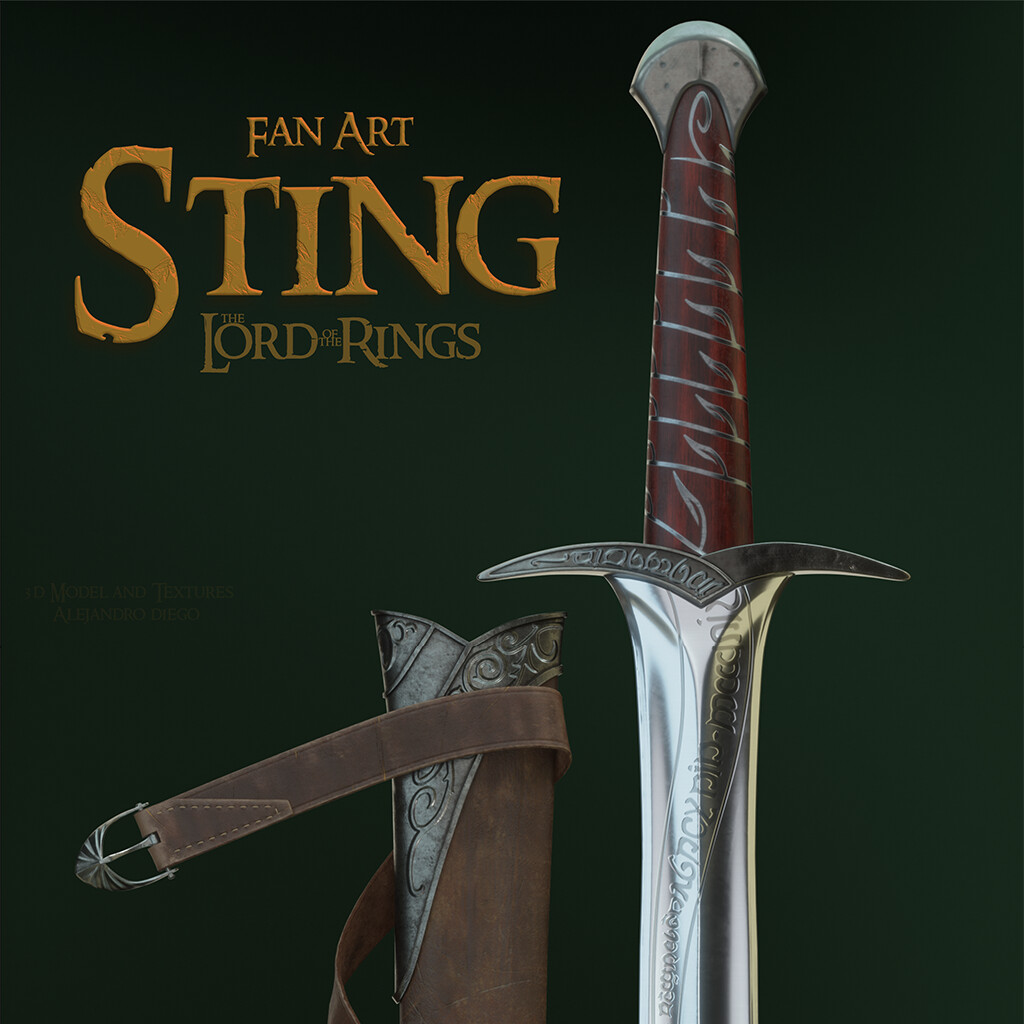 ArtStation - Sting - LotR Fan Art