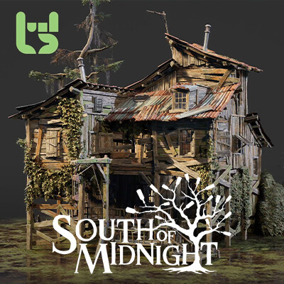 ArtStation - South Of Midnight Swamp Shack Kit