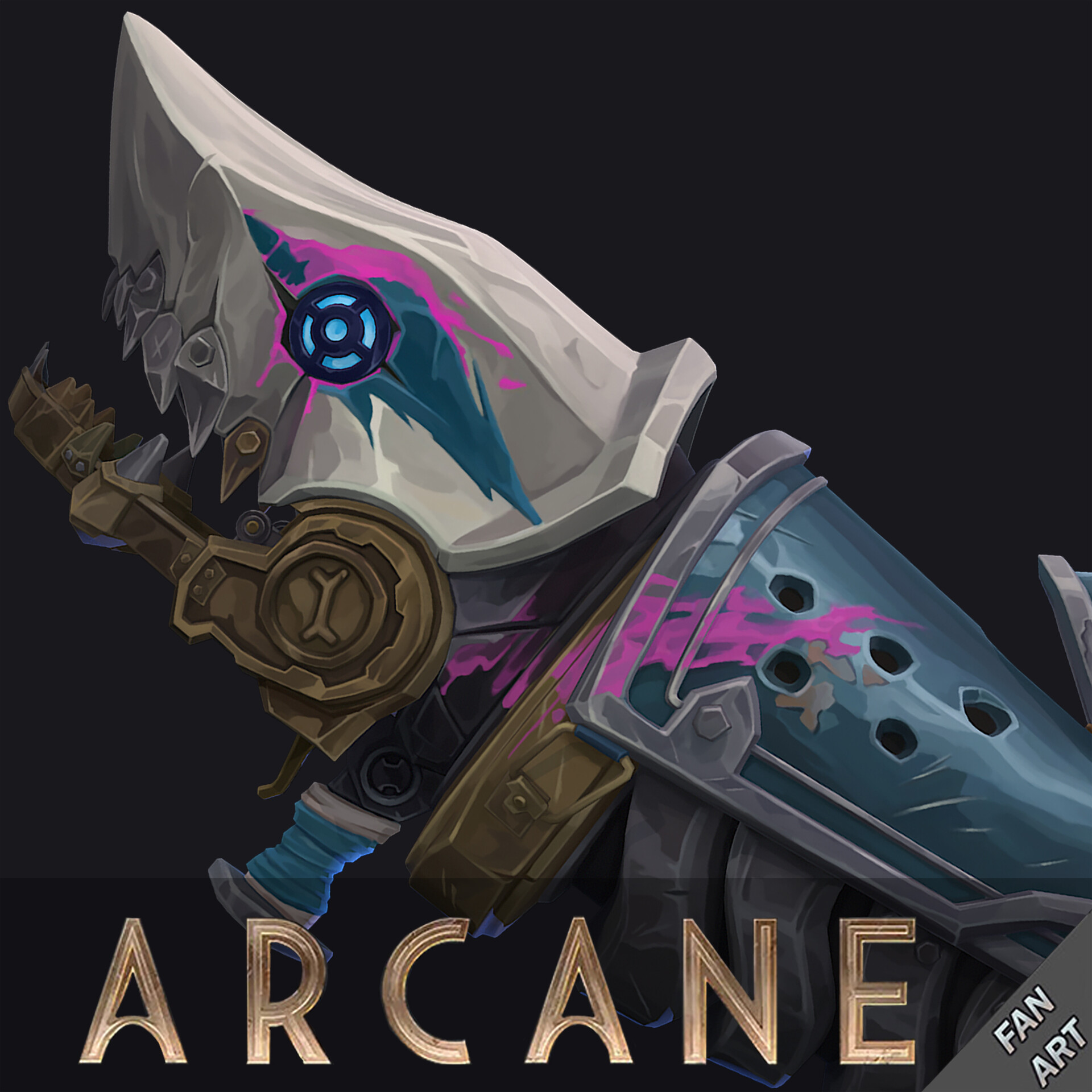 ArtStation - ARCANE | Fanart - jinx's fishbones