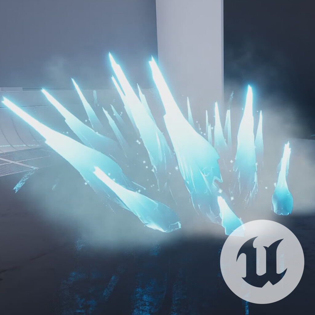 ArtStation - Ice burst AoE