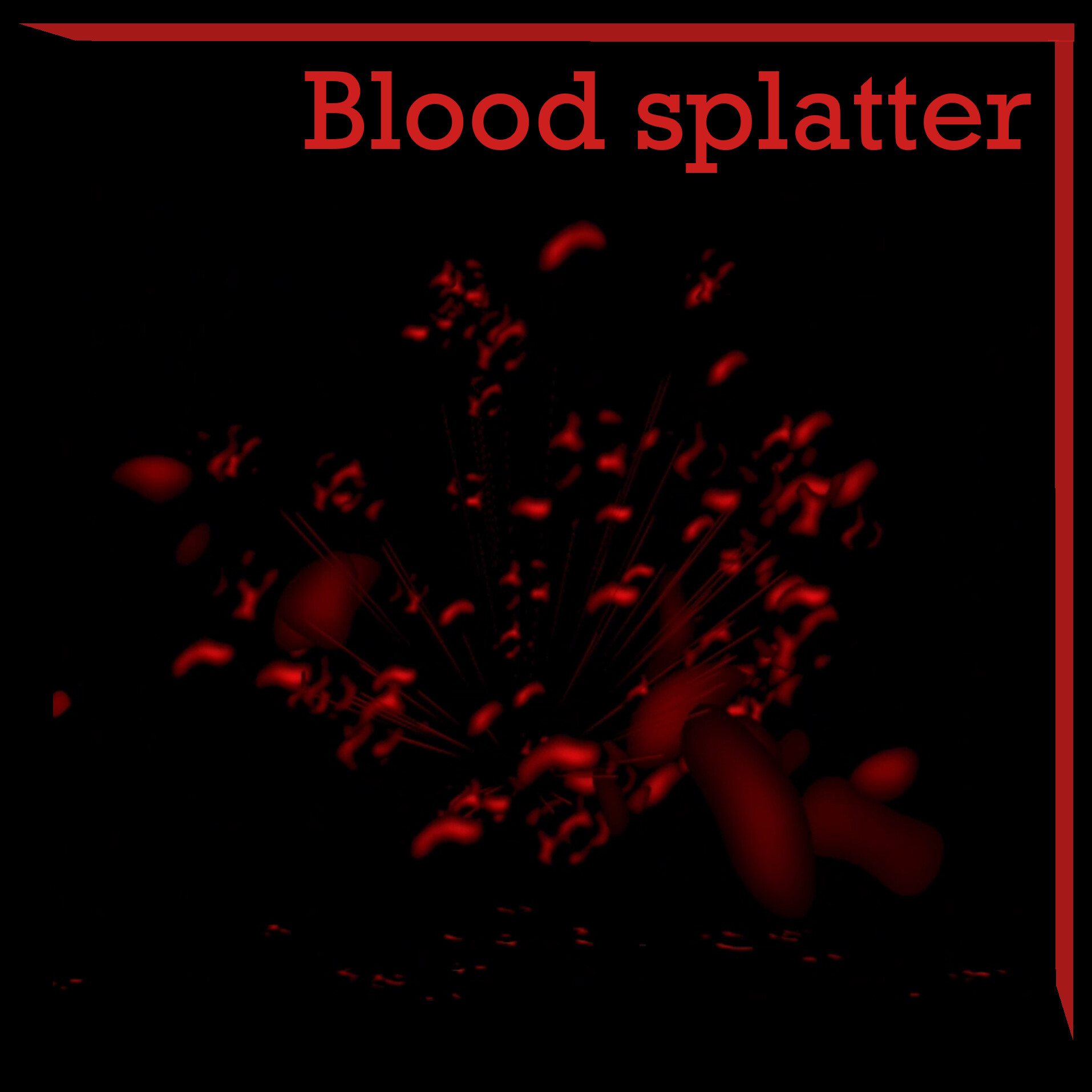 ArtStation - Blood splatter - Unity