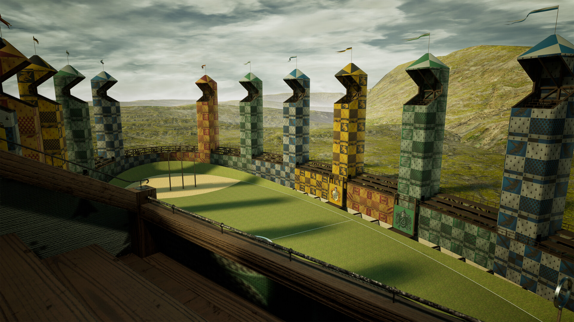 ArtStation - Quidditch Arena