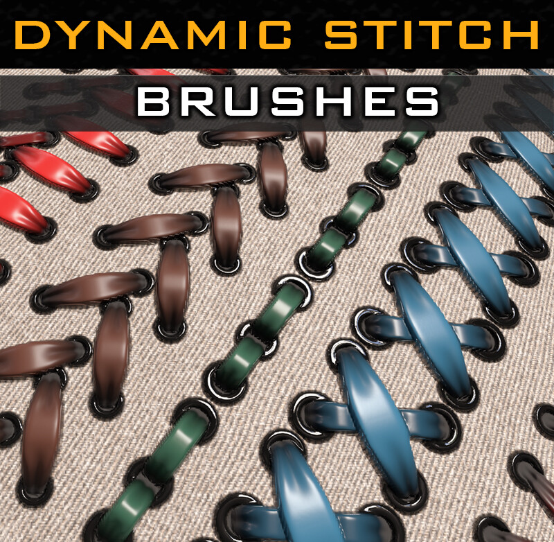 OMiD Mousakhani - Dynamic Stitch Brushes For Substance Painter (Path Tool ) & ZBrush (IMM ...