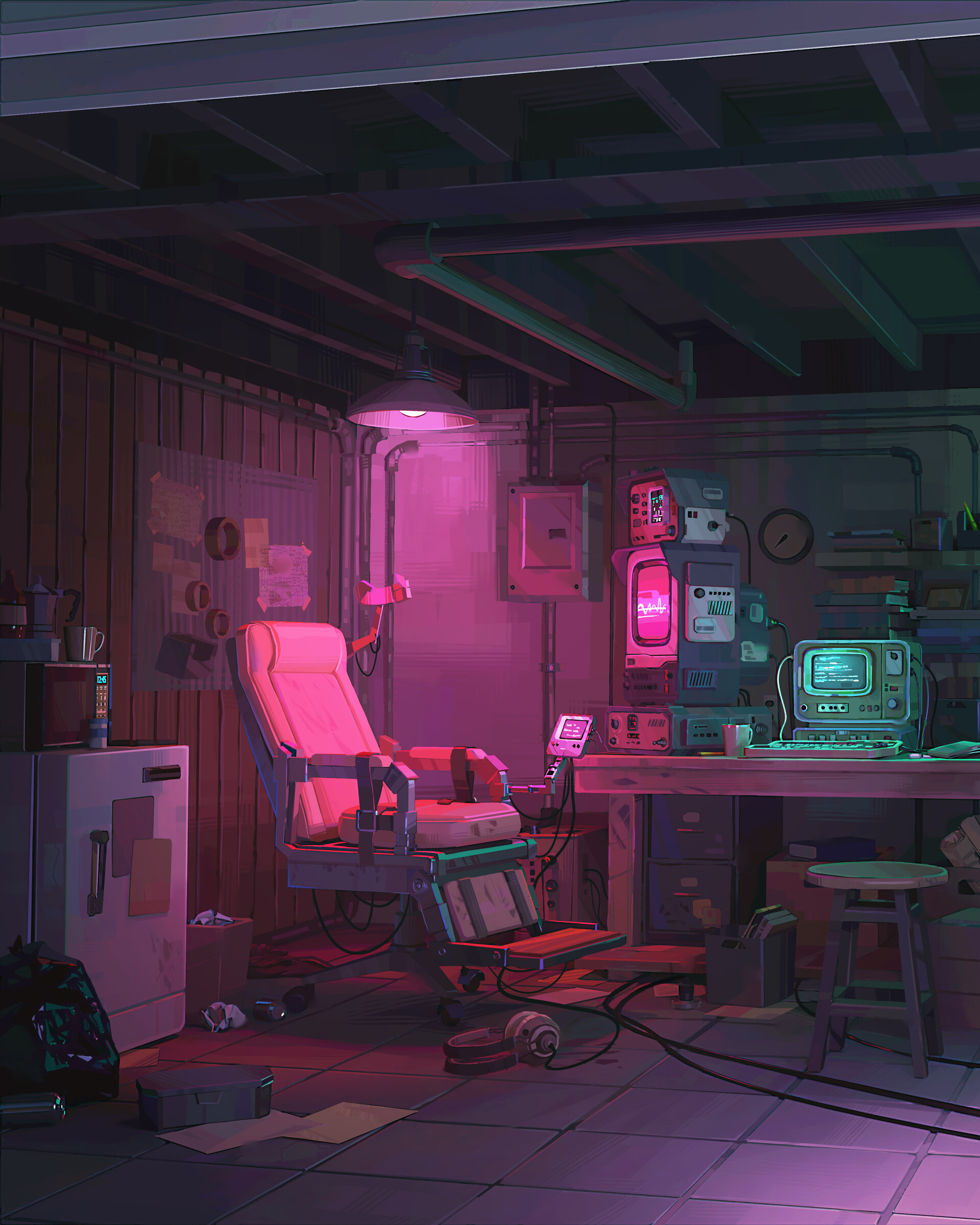 ArtStation - Garage lab