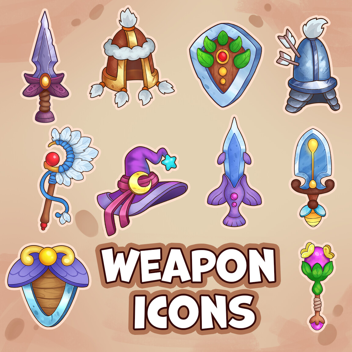 ArtStation - Weapon icons