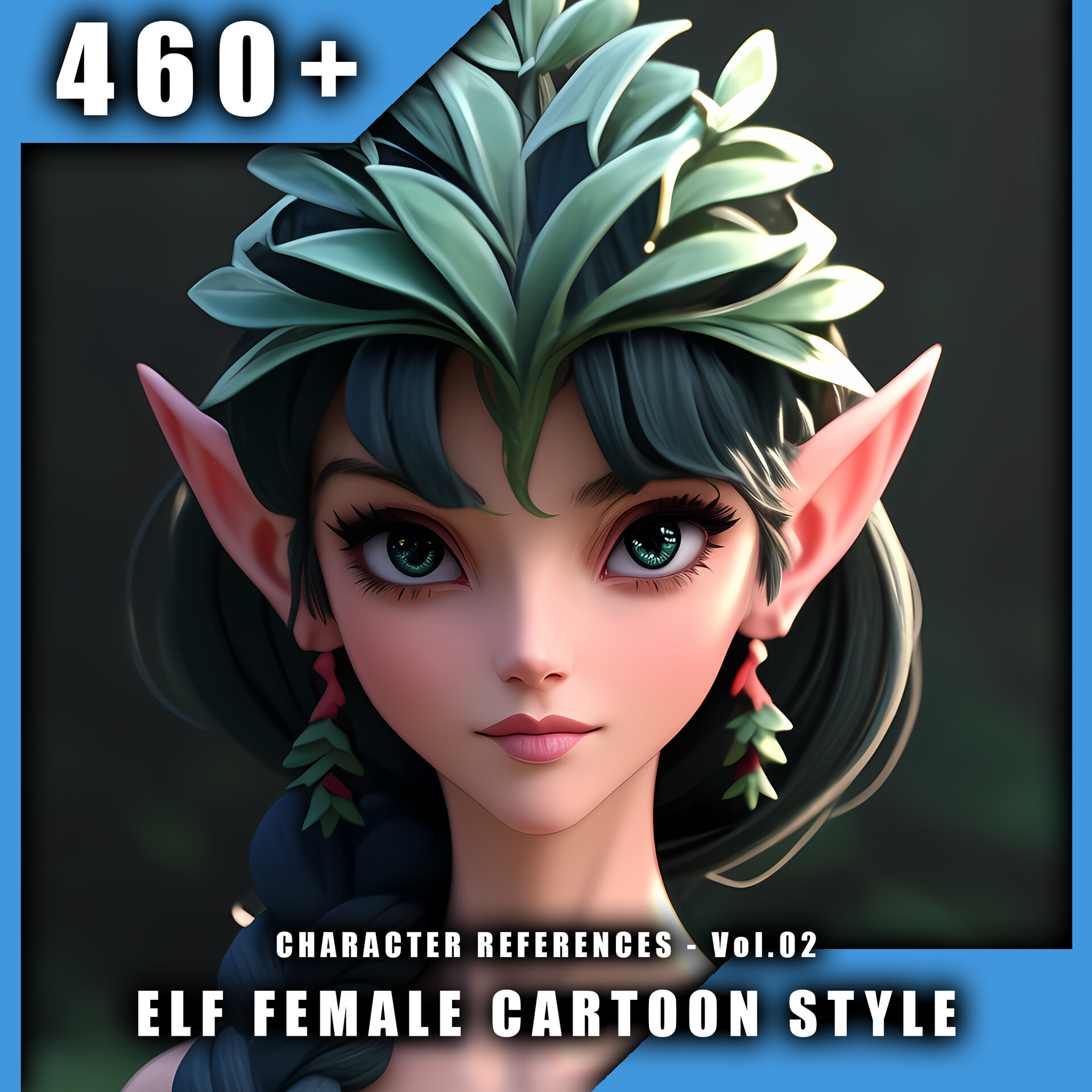 ArtStation - 460+ Elf Female Cartoon Style - Character References Vol.02