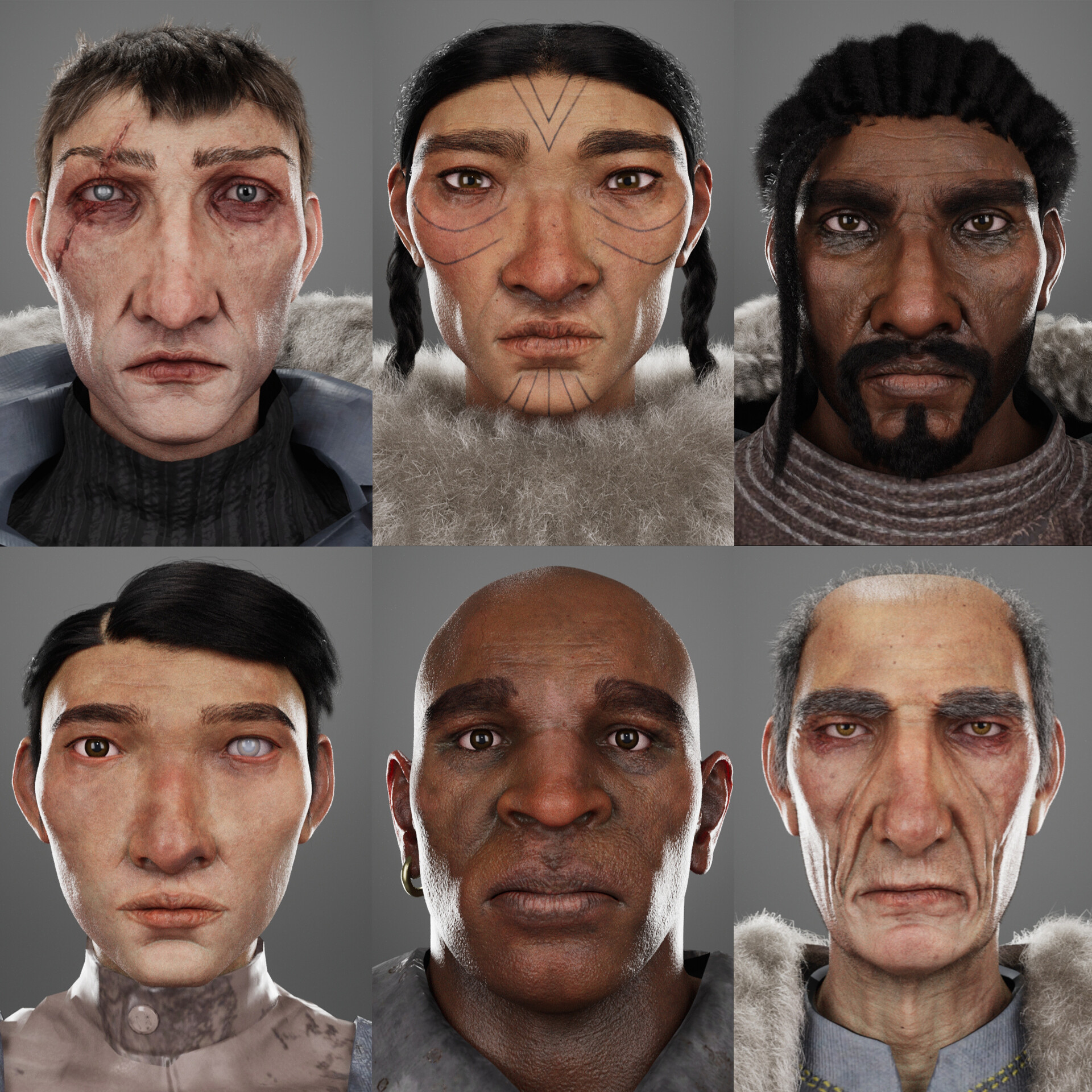 ArtStation - Collaborative Project - Cast of Game Characters in the style of Love, Death ...