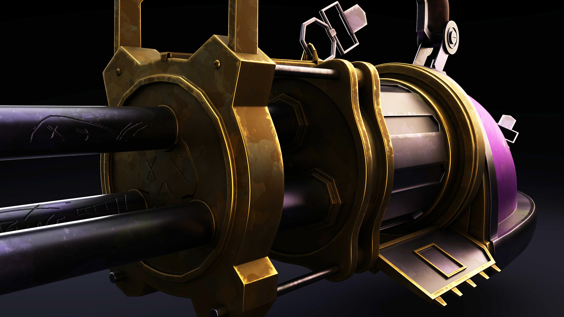 ArtStation - Machine Gun "Pow-Pow"