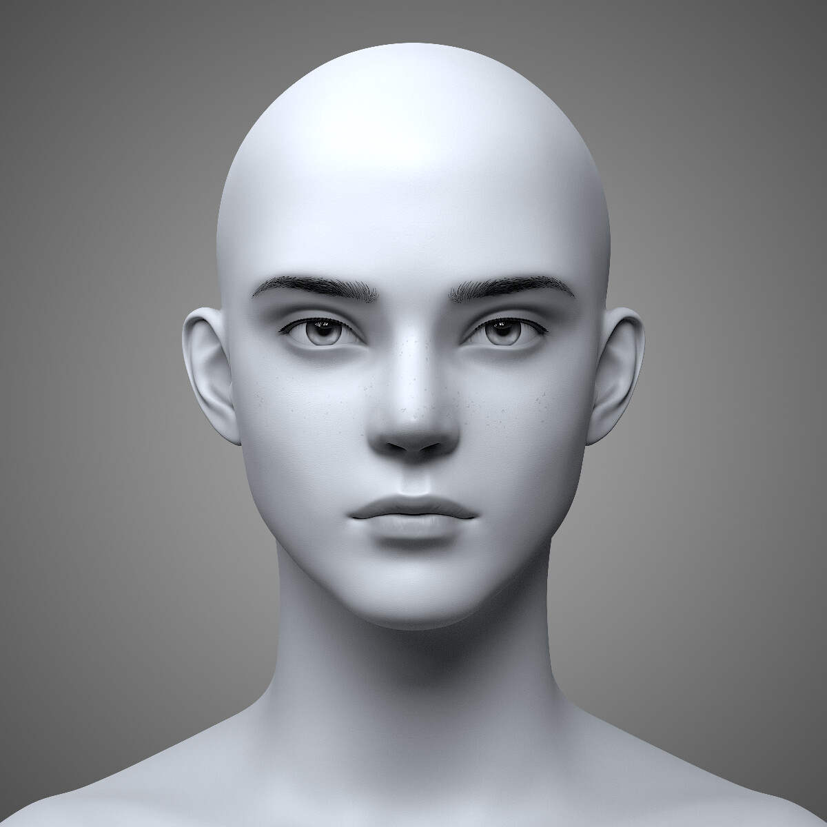 ArtStation - Young Male Head