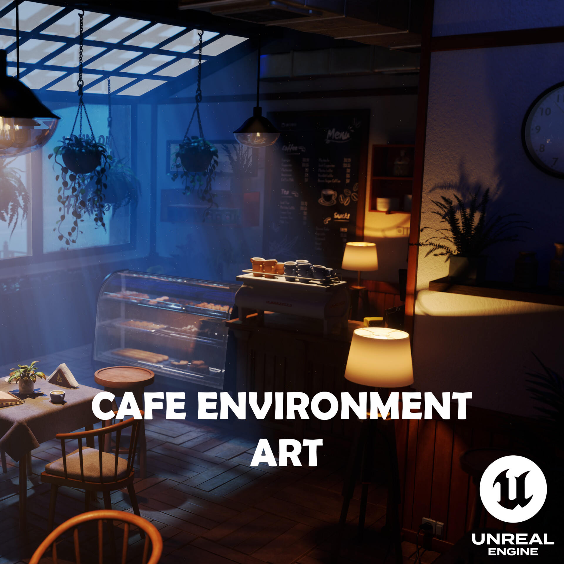 ArtStation - Cafe Environment Art