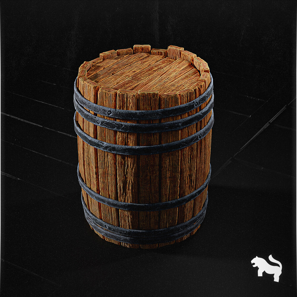 ArtStation - The Art of Props in Uncharted Colony Stacks – Barrels