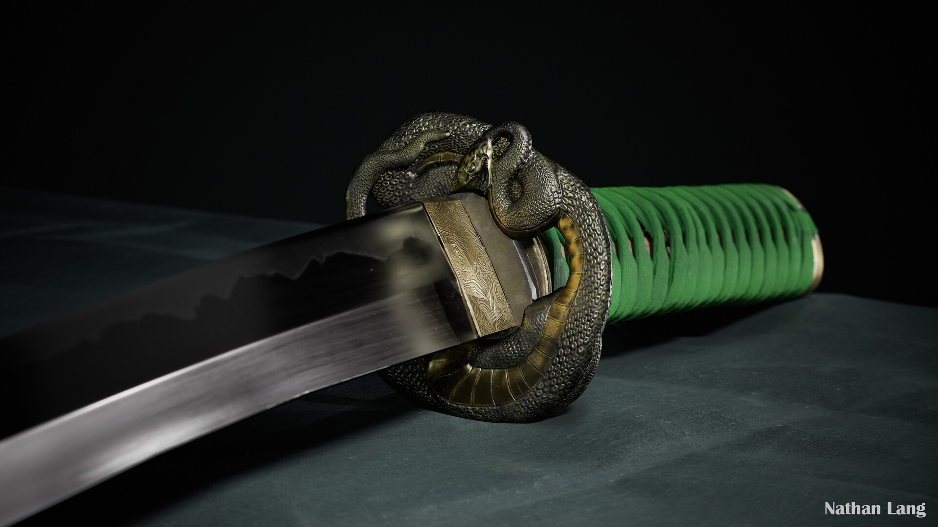 ArtStation - Storm Serpent - Katana