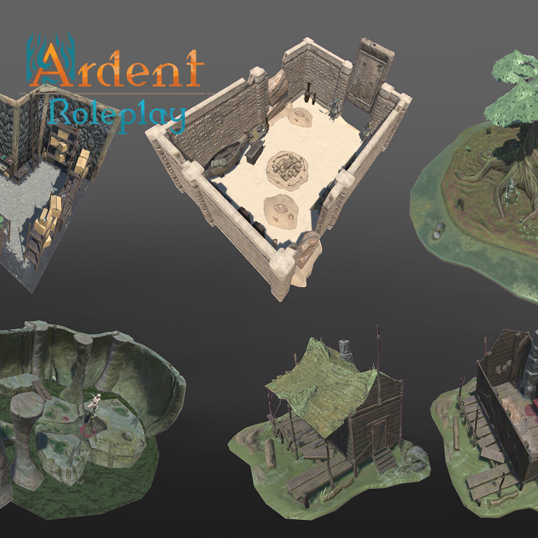 ArtStation - Ardent Roleplay 3D environment stages