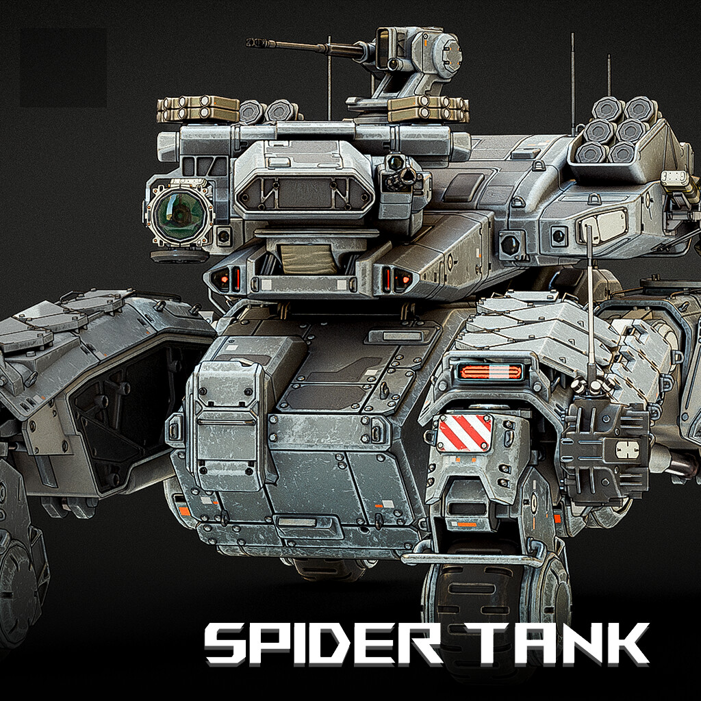 ArtStation - Spider Tank