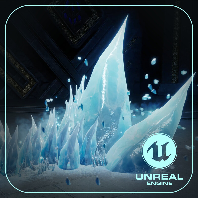 ArtStation - Directional Ice Spikes